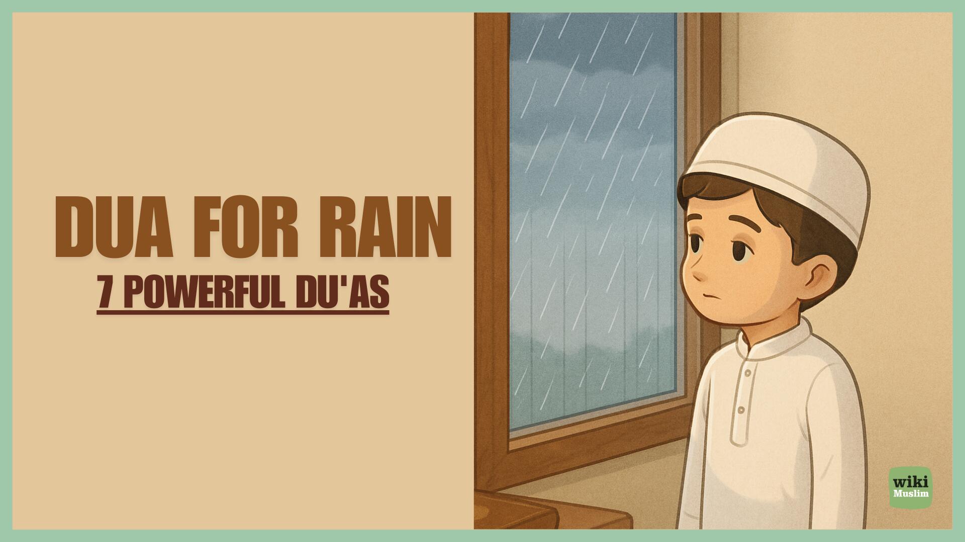 Dua for Rain – (7 Powerful Du'as) With MP3