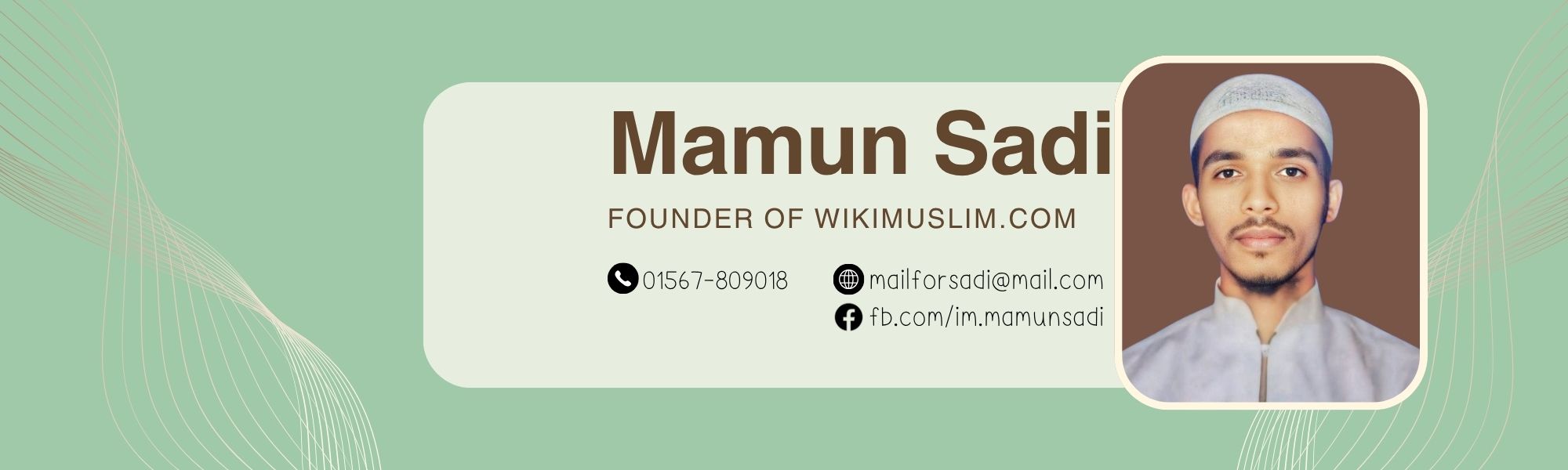 Mamun Sadi – Founder of wikiMuslim